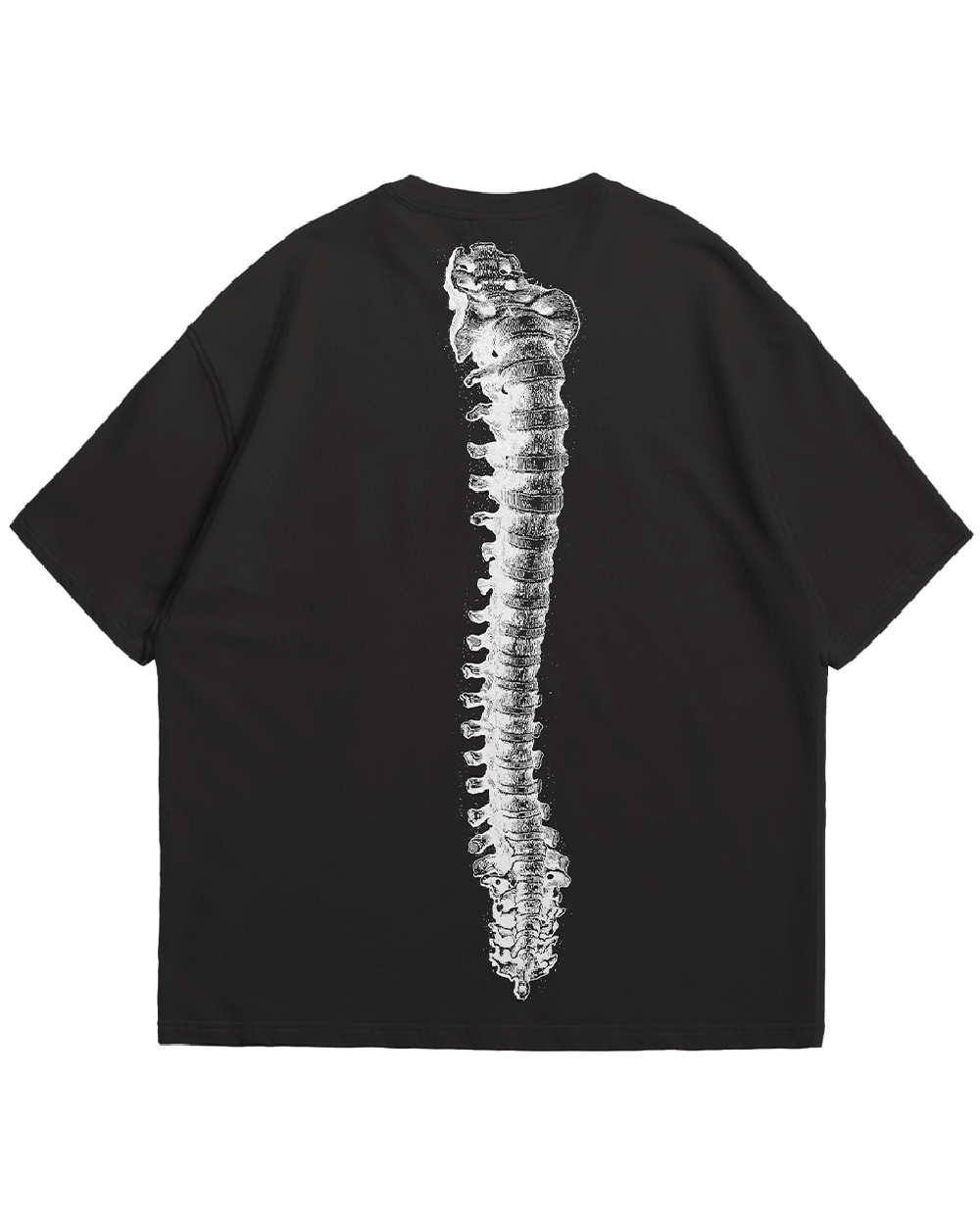 Skeleton Scan Oversized T-Shirt | 240 GSM | Drop Shoulder – Night Gang ...
